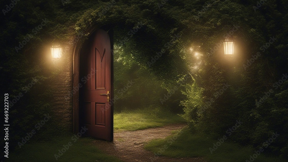 door in the night _A poem with a door to fairy land and a rhyme. The ...