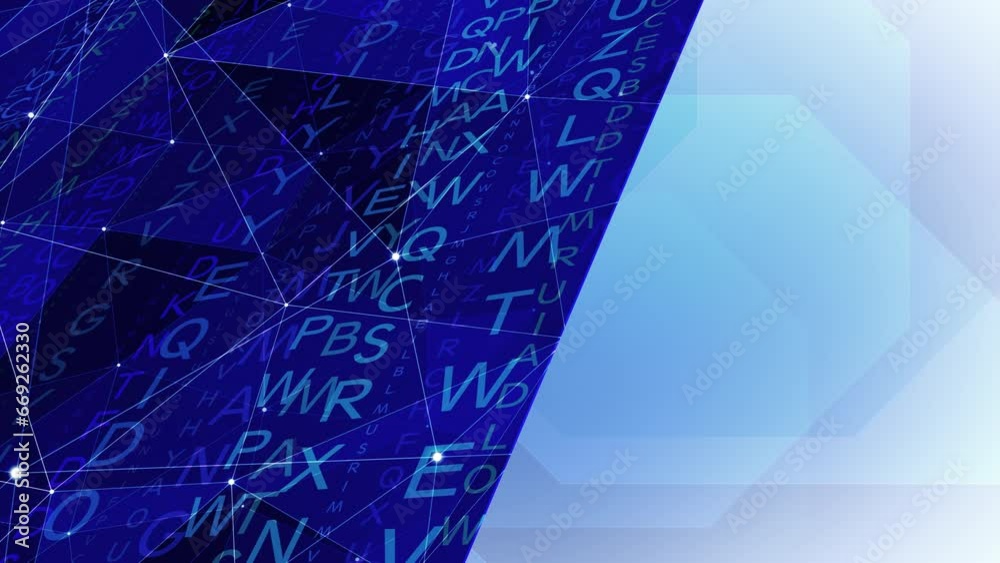 Creative concept moving letters and copy space for modern and stylish ...