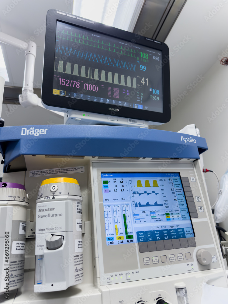 Chicago, IL, USA, October 28, 2023, Drager's logo embodies quality in ...