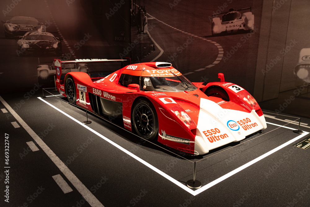 Oyama-cho, Sunto-gun, Shizuoka, Japan - March 27, 2023: Toyota GT-One ...