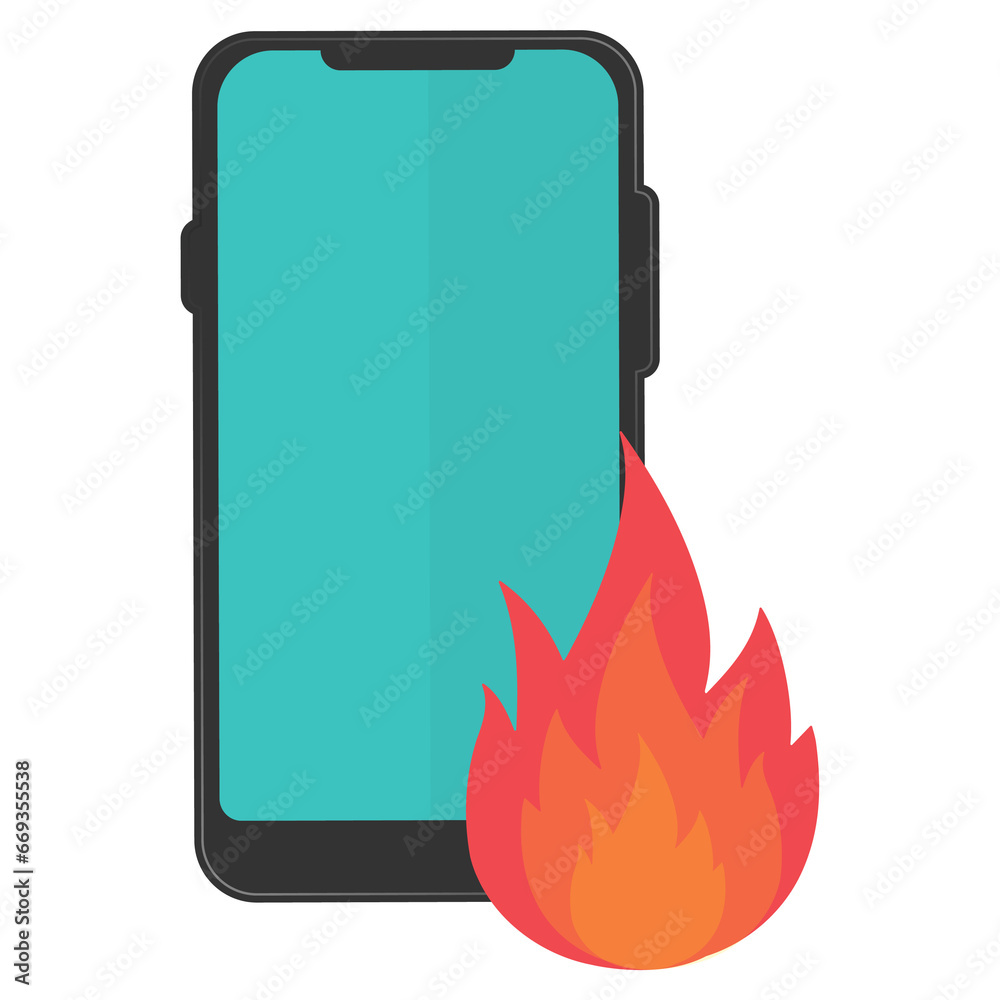 Vector illustration of burning book icon sign and symbol. colored icons ...