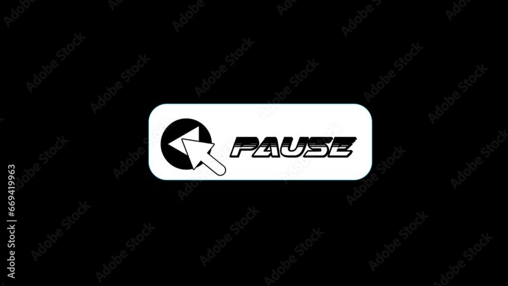 Animated stop button icon sign stop icon traffic sign curriculum ...