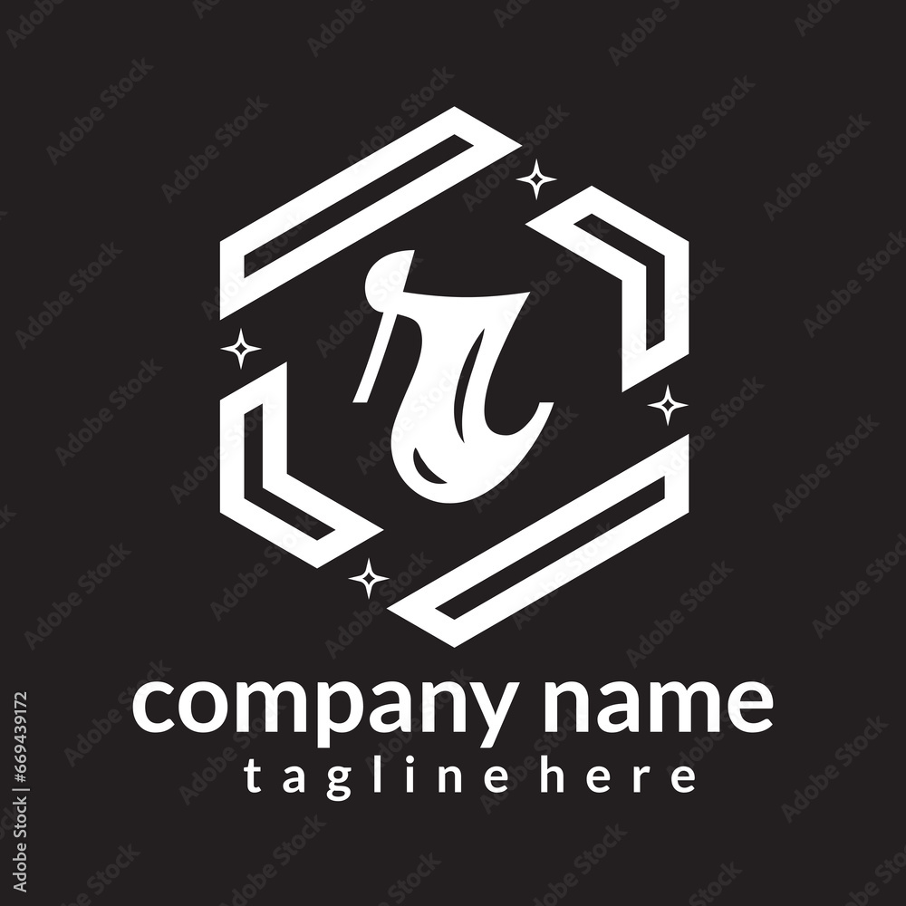 Abstract Fashion font alphabet r. Minimal modern urban fonts for logo ...