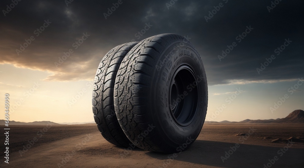 abstract tire background, graphic designed tires on abstract background ...