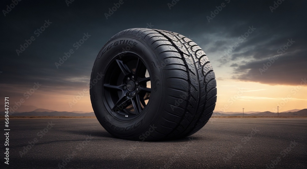 abstract tire background, graphic designed tires on abstract background ...