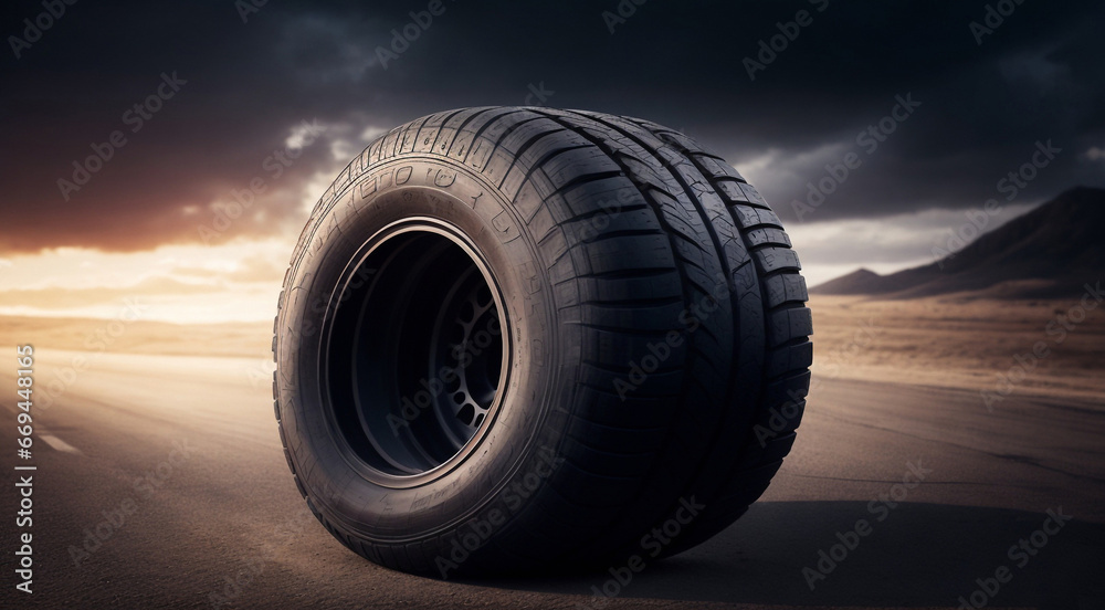 abstract tire background, graphic designed tires on abstract background ...