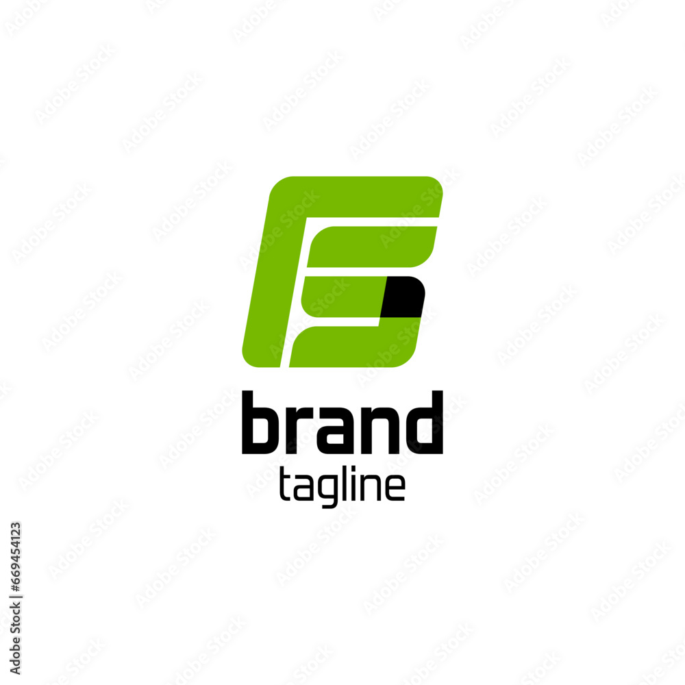 RPS letter monogram logo vector design in light green color with black ...