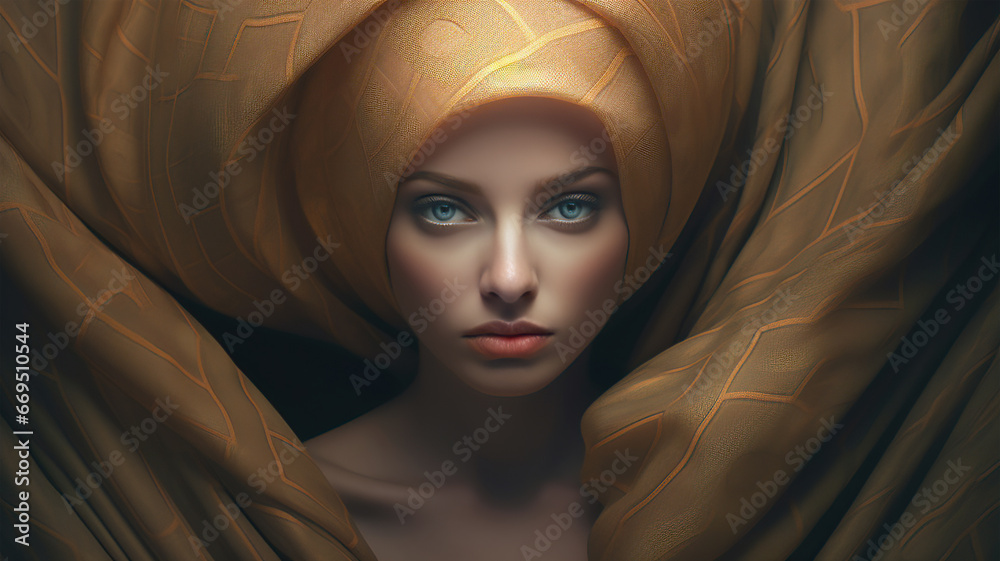 Studio portrait of a beautiful woman highlighting a healthy lifestyle ...