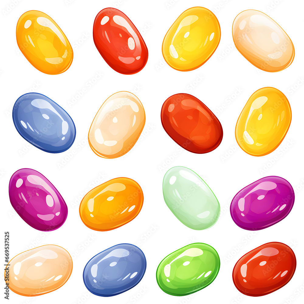 cartoon clipart of Jelly Beans, easter clipart, celebration clipart ...