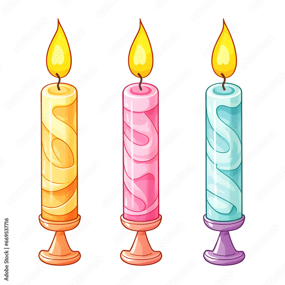 cartoon clipart of Easter Candles, easter clipart, celebration clipart ...