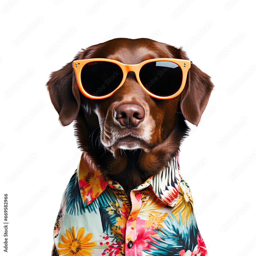 Cool dog on transparent background PNG Stock Illustration | Adobe Stock