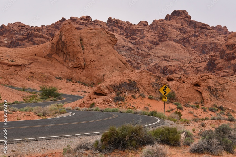 Beehive at Valley of Fire State Park in Nevada an example of geologic ...