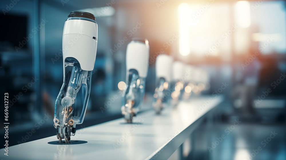 Advanced prosthetic limbs with embedded sensors and tech, health tech ...