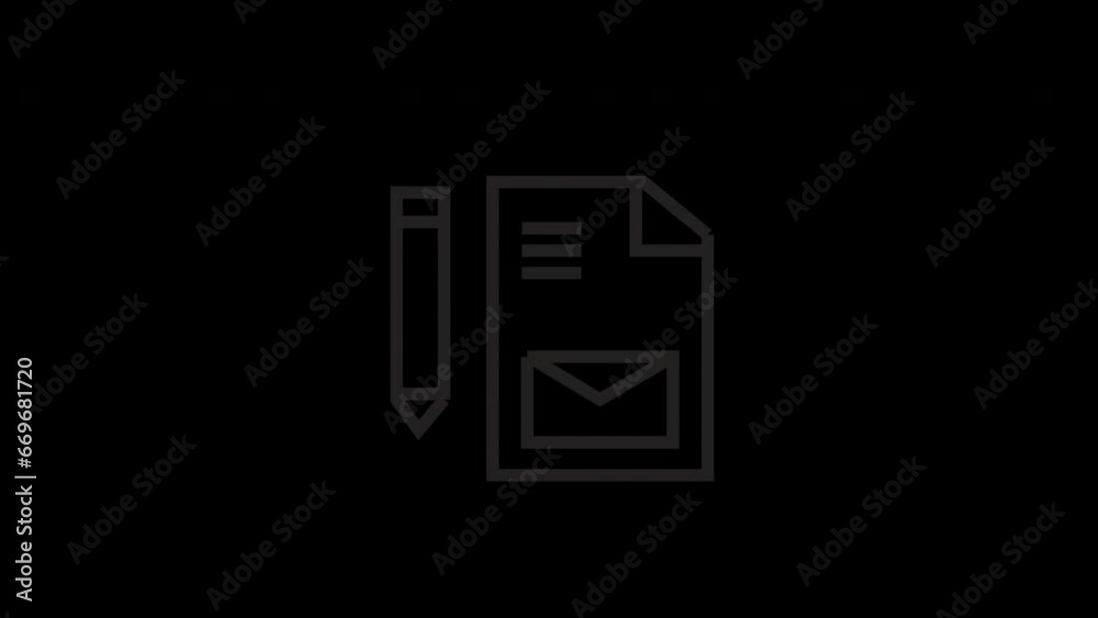 Book Brand Identity Transparent Background Animation Icon vídeo de ...