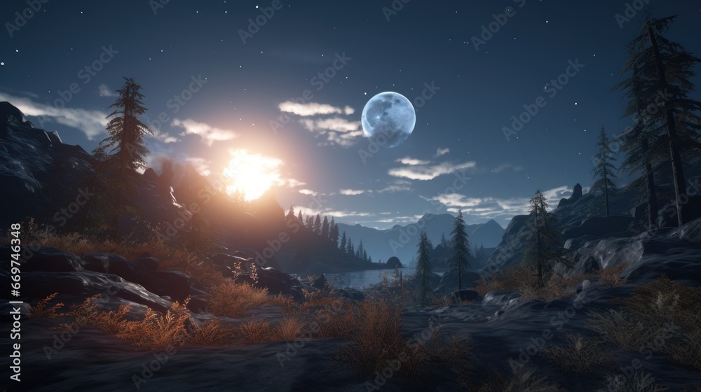 Dynamic day - night cycles and weather effects in creating visually ...