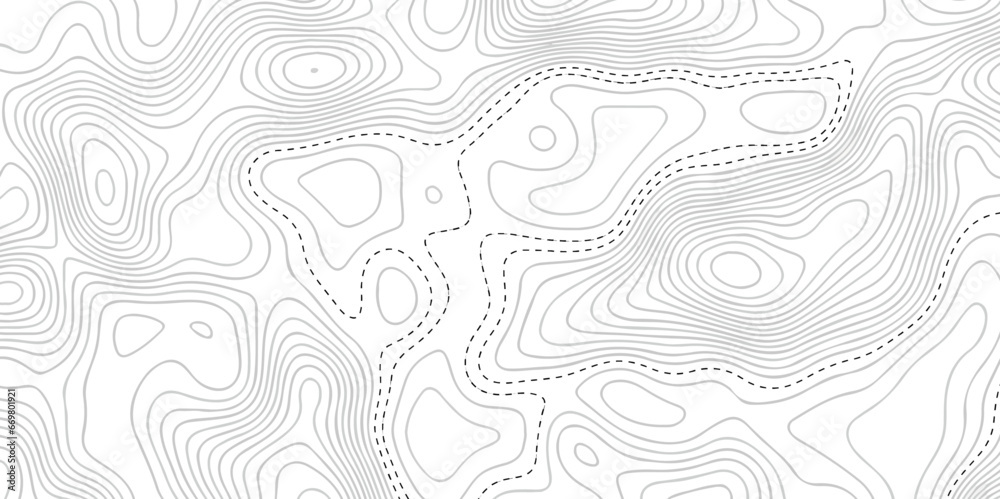 Pattern with lines and dots The stylized height of the topographic map ...