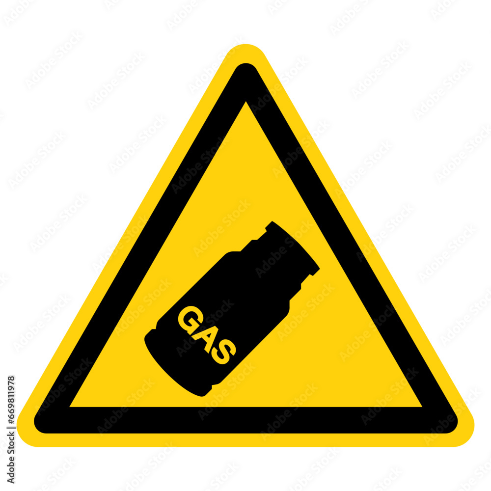 Vetor de Do Not Lay Down Tank Symbol Sign ,Vector Illustration, Isolate ...