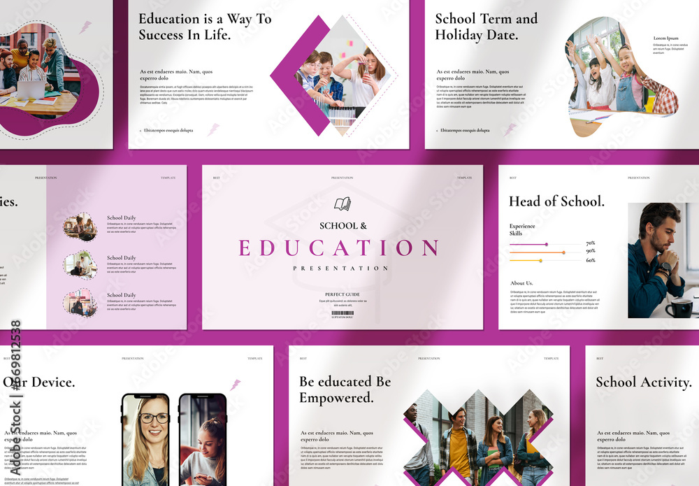 Education Presentation Stock Template | Adobe Stock