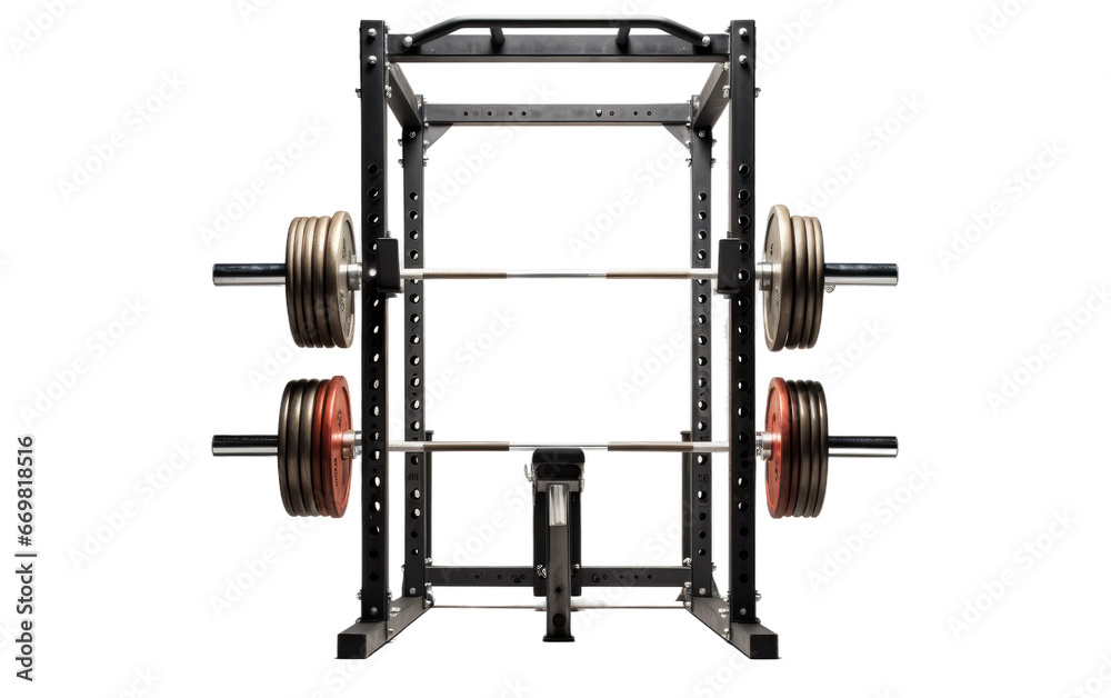 Stunning Exercise Power Rack Isolated on Transparent Background PNG ...