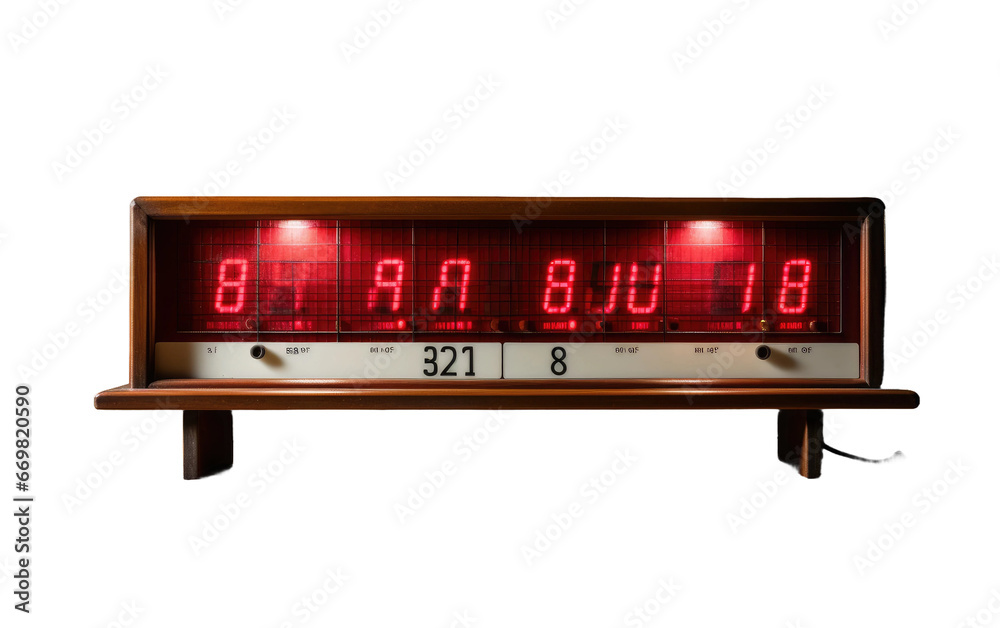 Table Tennis Scoreboard Showing Number Isolated on Transparent ...