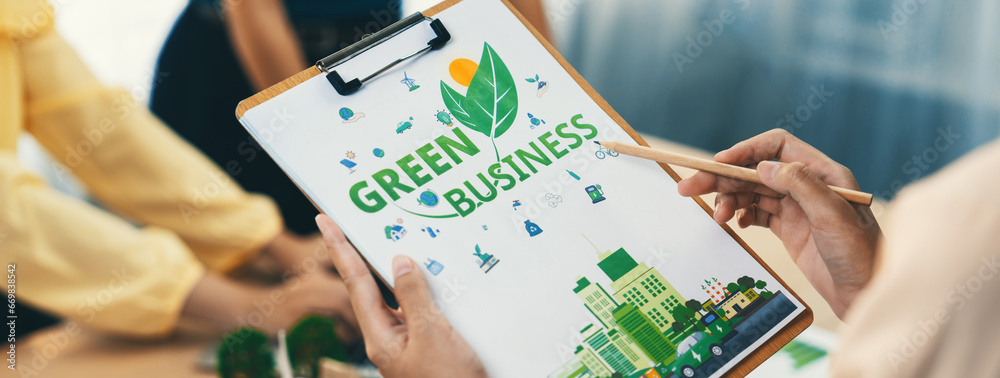 Green business project was presented by green business team at meeting ...