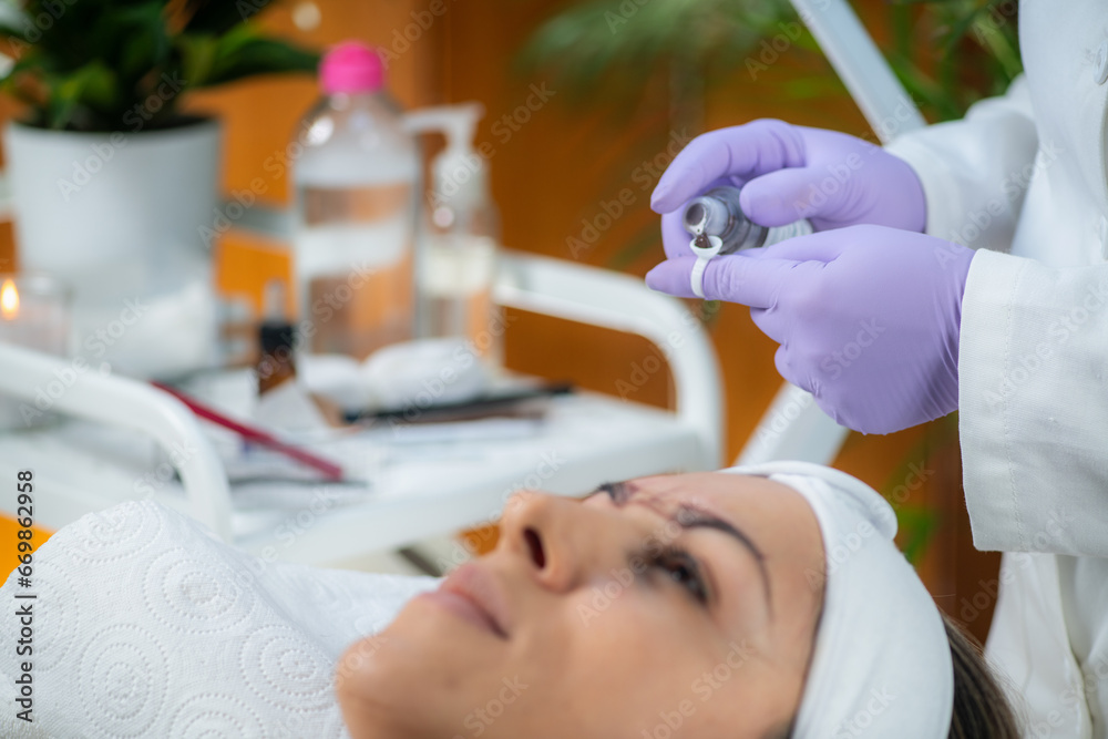 Transformation of eyebrows through professional microblading services ...