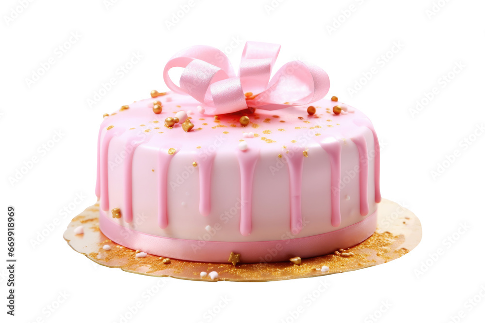Beautiful cake isolated on transparent background. Stock Illustration ...
