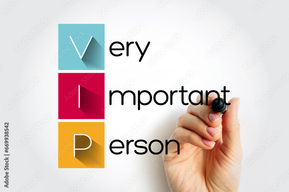 VIP Very Important Person - person who is accorded special privileges ...
