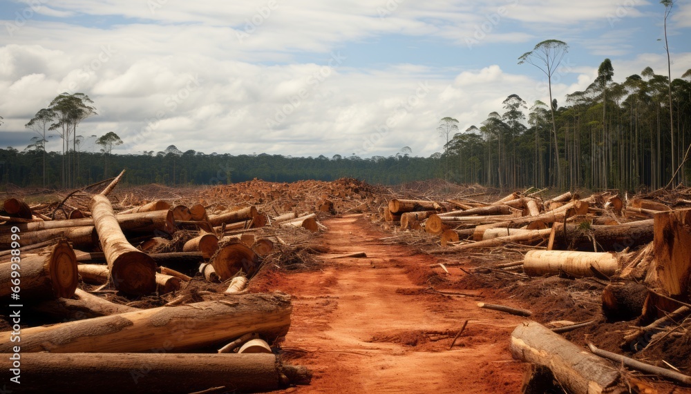The Devastating Impact of Deforestation and Its Dangerous Connection to Global Warming Stock ...