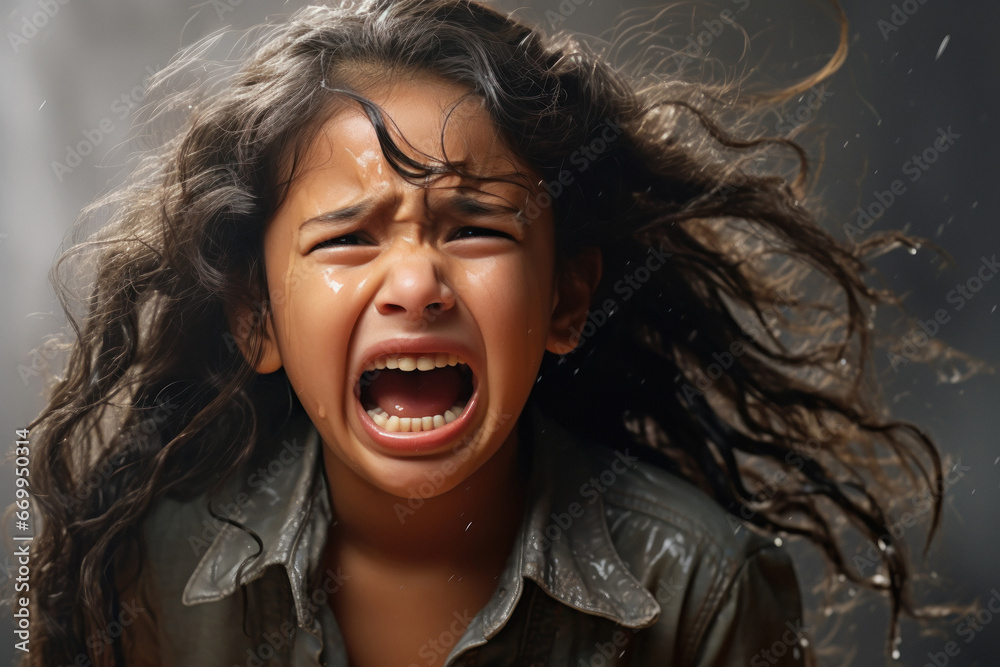 beautiful indian girl crying Stock Photo | Adobe Stock