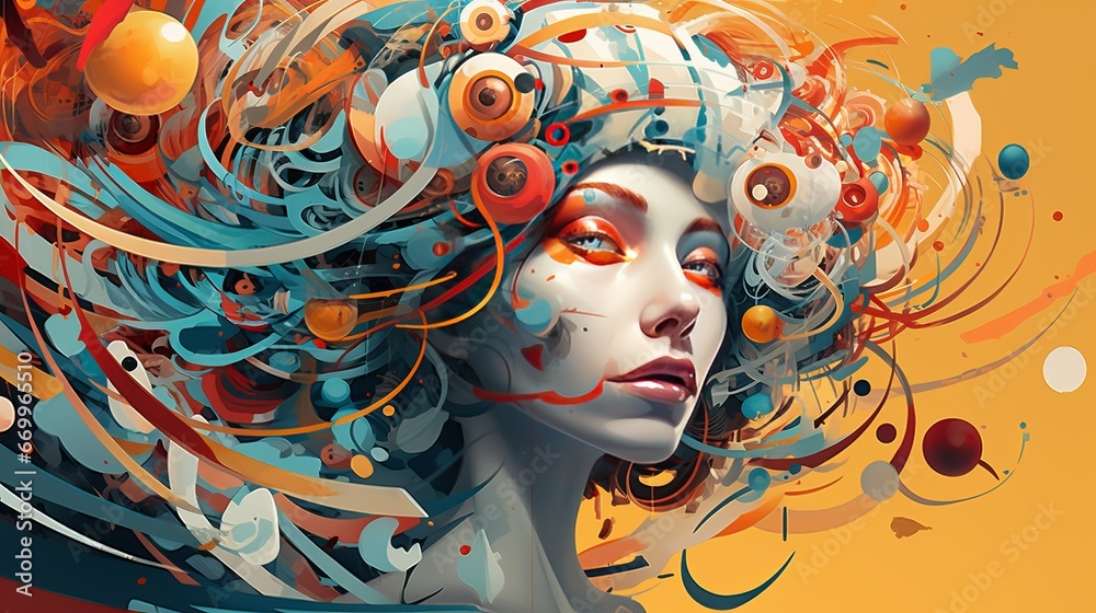 Cutting edge geometric theoretical design plan with basic geometrical ...