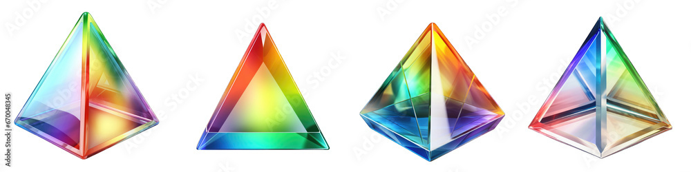 Prism clipart collection, vector, icons isolated on transparent ...