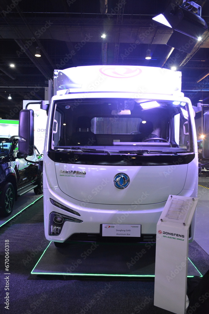 Dongfeng ev45 at Philippine electric vehicle summit in Pasay, Philippines Stock Photo | Adobe Stock