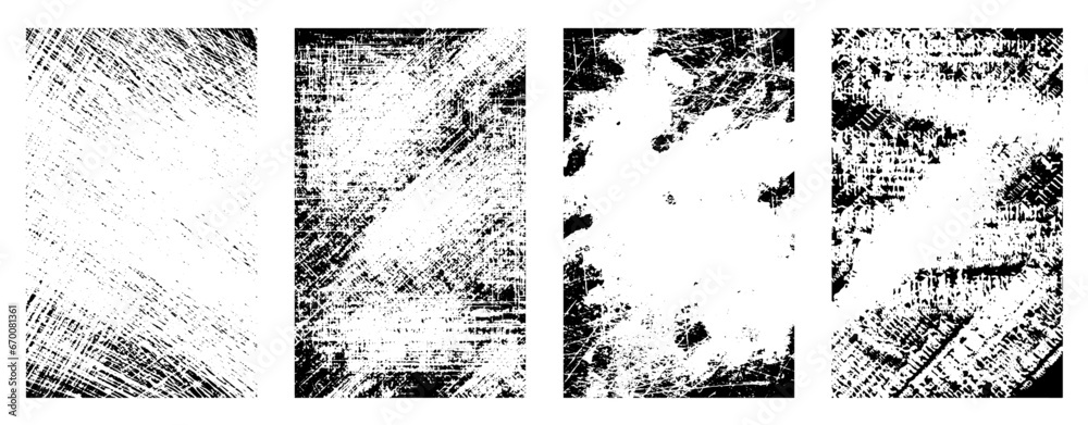 Distorted grunge isolated background. Overlay distress texture effect ...