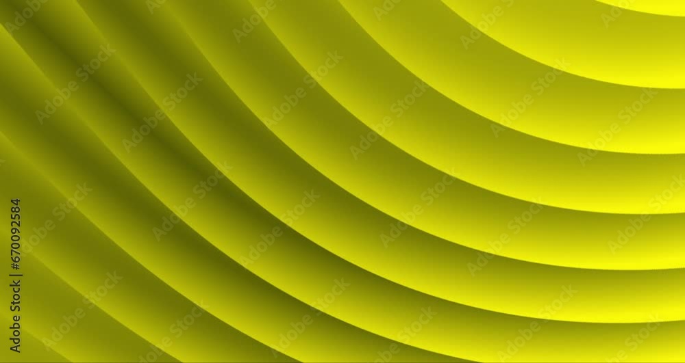 Abstract smooth wavy yellow gradient color background moving diagonally ...