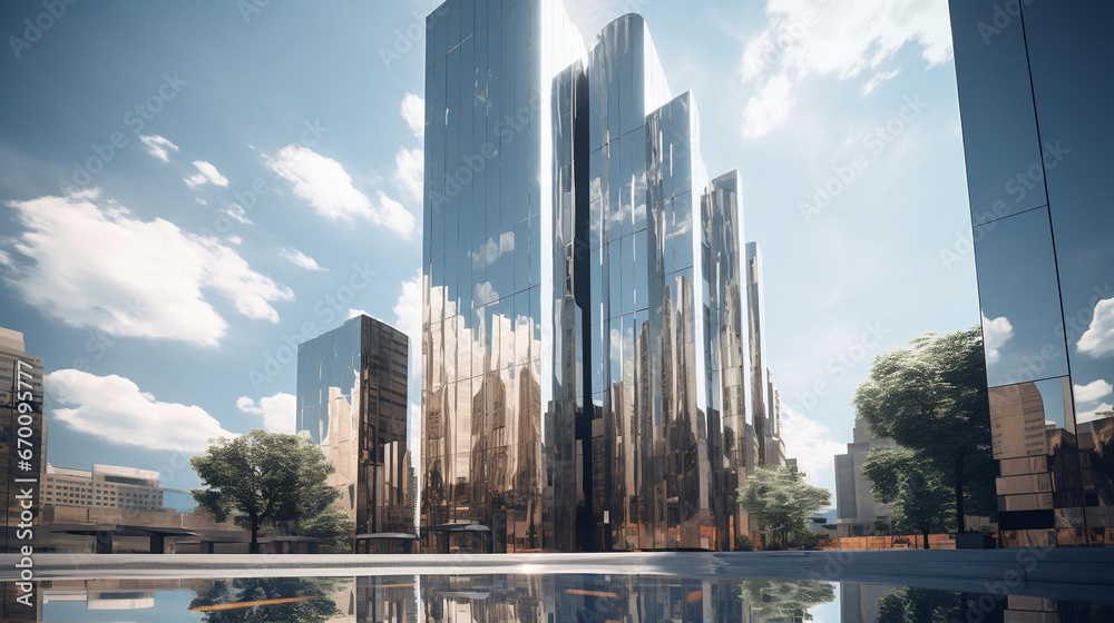 Stadt, Bauwerk, Architektur, Hochhaus, Himmel, Skyline,city, building ...