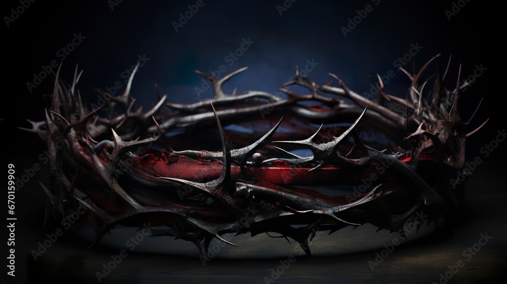 A crown of thorns is a true symbol of sacrifice and redemption. A crown ...