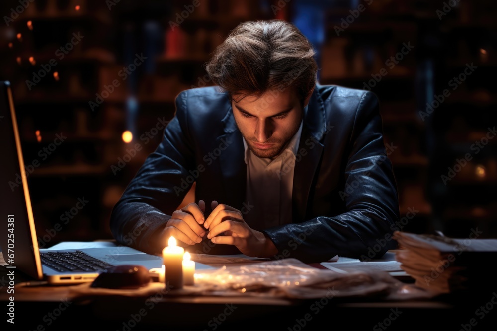 Blackout no electricity light, power outage, breakdown, electric ...