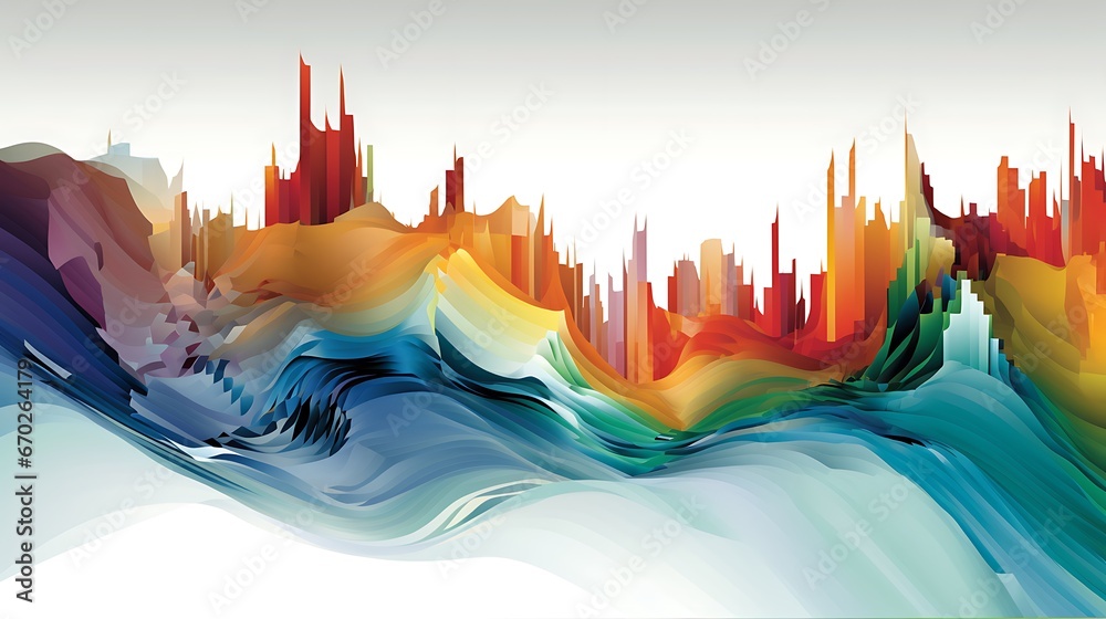 abstract representation of market volatility , dynamic blend of ... abstract representation of market volatility , dynamic blend of ...