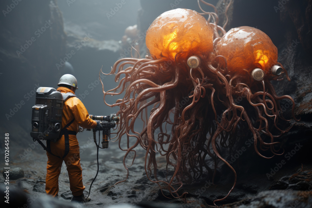 Scientists studying extremophiles in deep-sea hydrothermal vents ...