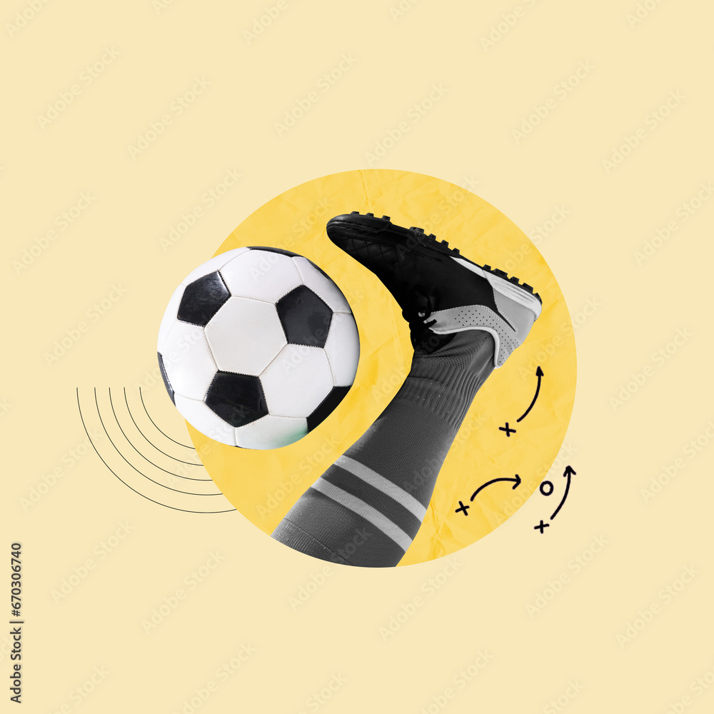 soccer player in action, soccer football, soccer player's foot, foot ...