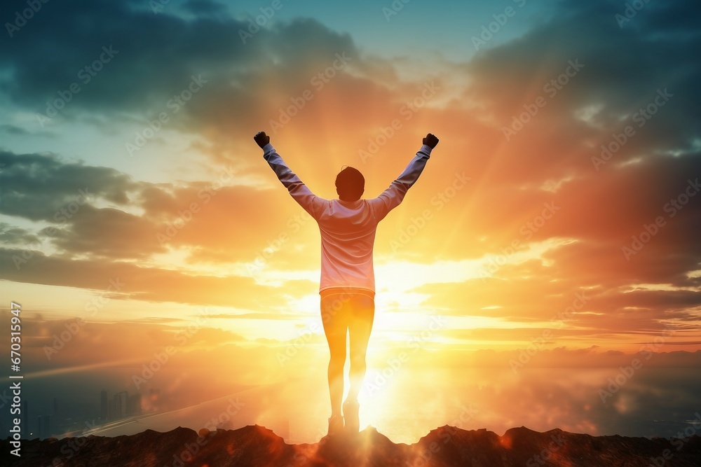 background sunset success sport freedom success successful achiever ...