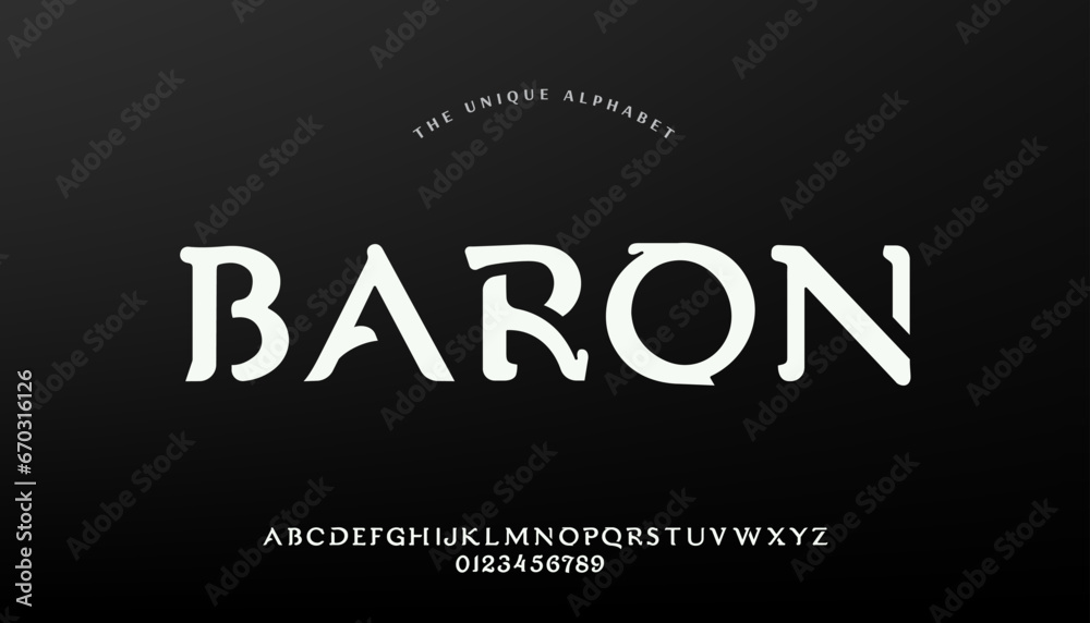Elegant alphabet letters font and number. swoosh Classic Lettering ...