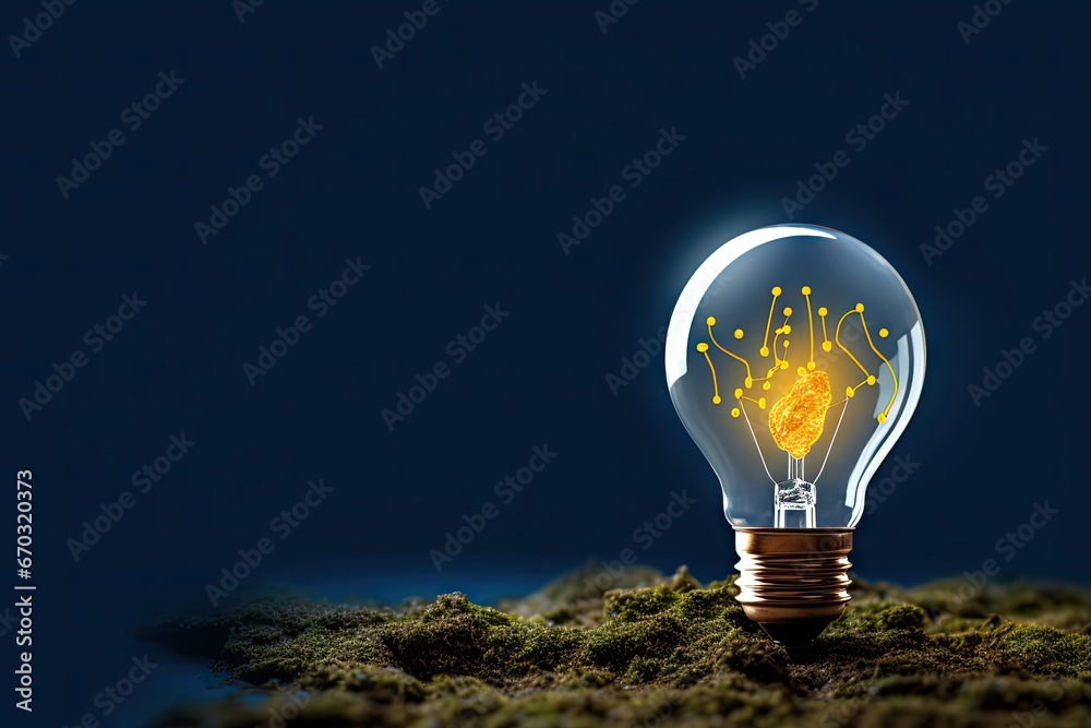 bulb light concept Brainstorming idea thinking creativity arrow thought ...