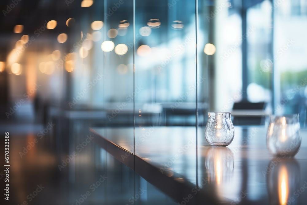 abstract blurred office interior room blurry working space defocused ...