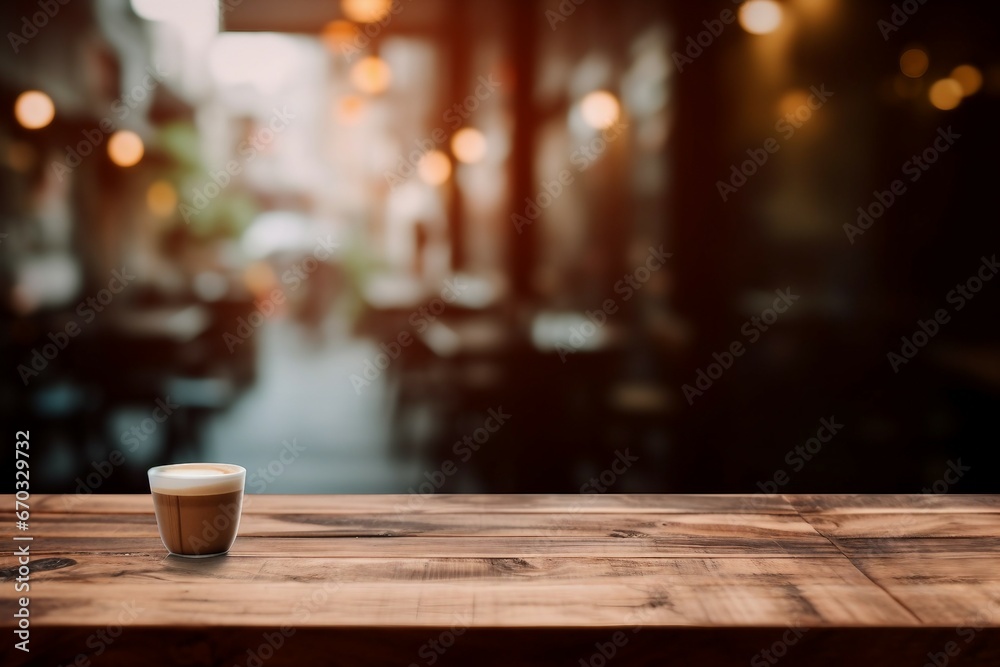 background shop coffee cafe blur table wood empty bar cafes abstract ...
