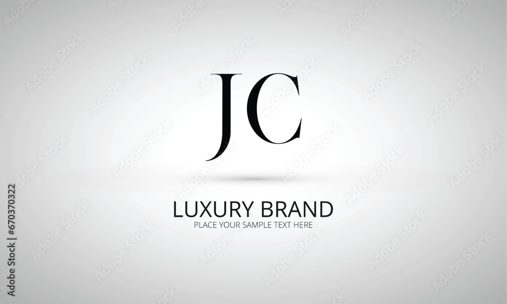 JC J jc initial logo | initial based abstract modern minimal creative ...
