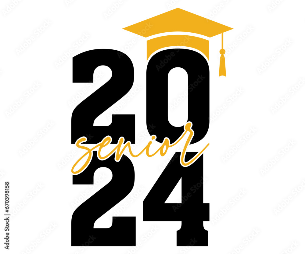2024 senior Svg,Class of 2024, Graduation,Senior,Class Senior,Cheer Mom ...
