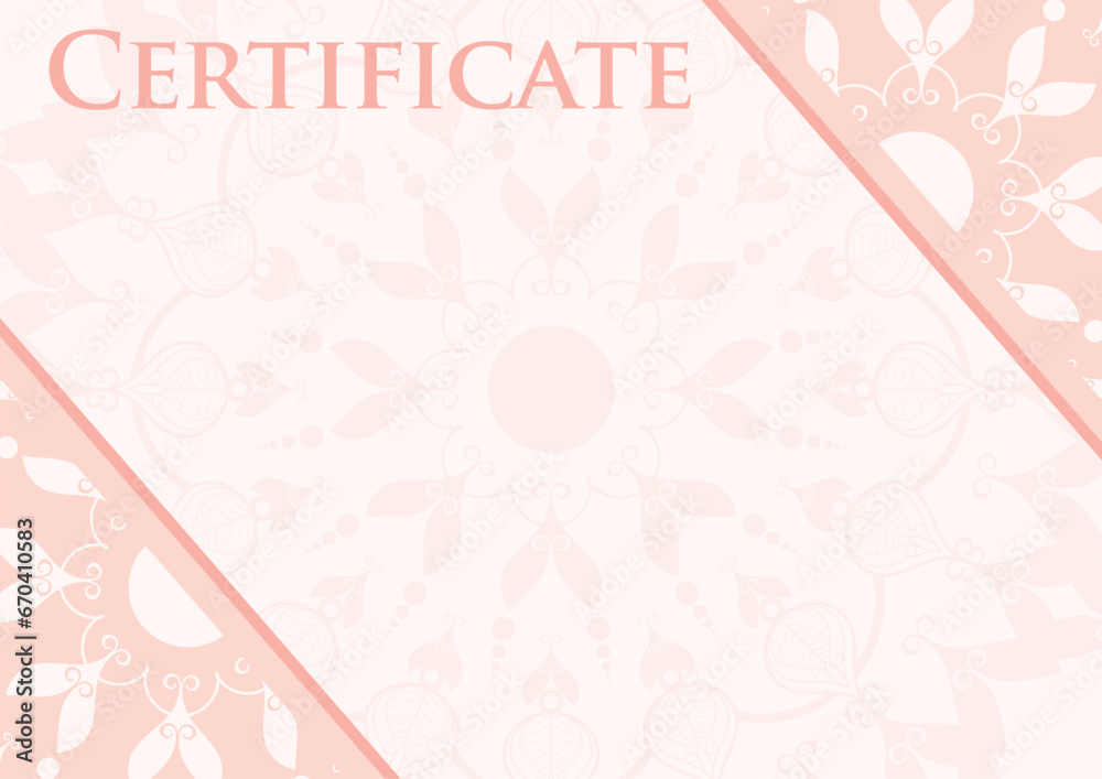 certificate background vector illustration,ready to print . good ...