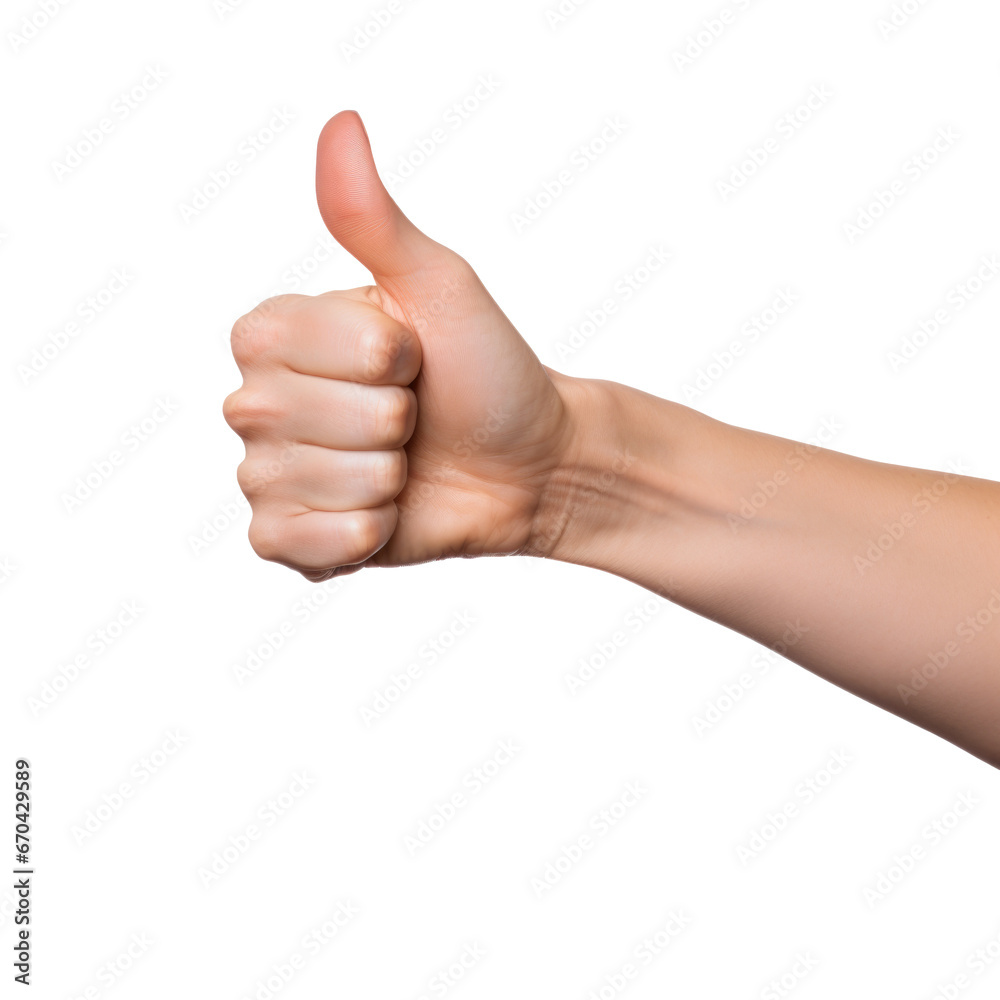 hand showing thumbs up isolated on transparent background Stock Photo ...